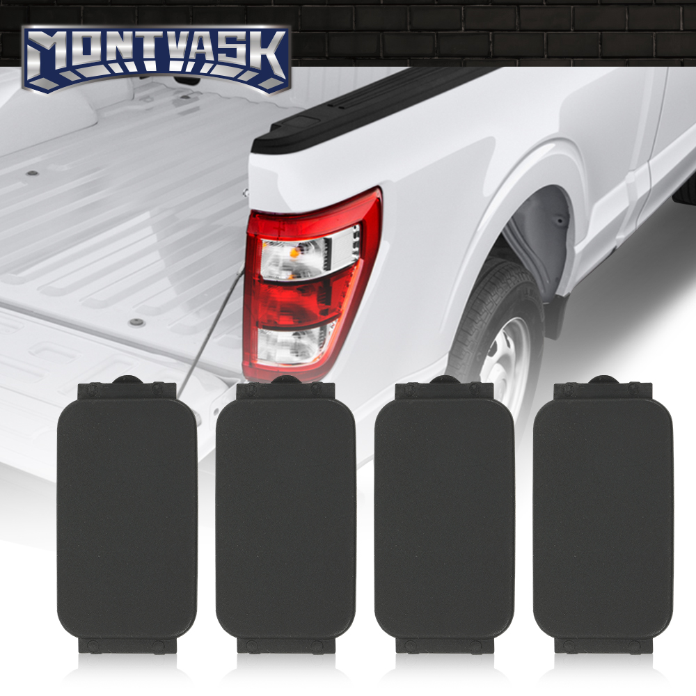 Stake Pocket 2PCS Truck Bed Rail Caps For Ford F150 F250 F350 2015-2024 ...