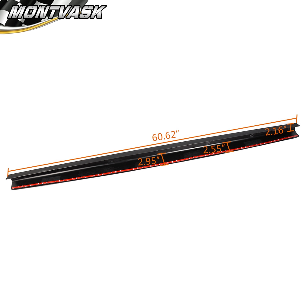 Black Tailgate Molding Cap For 99-06 Chevrolet Silverado GMC Sierra ...