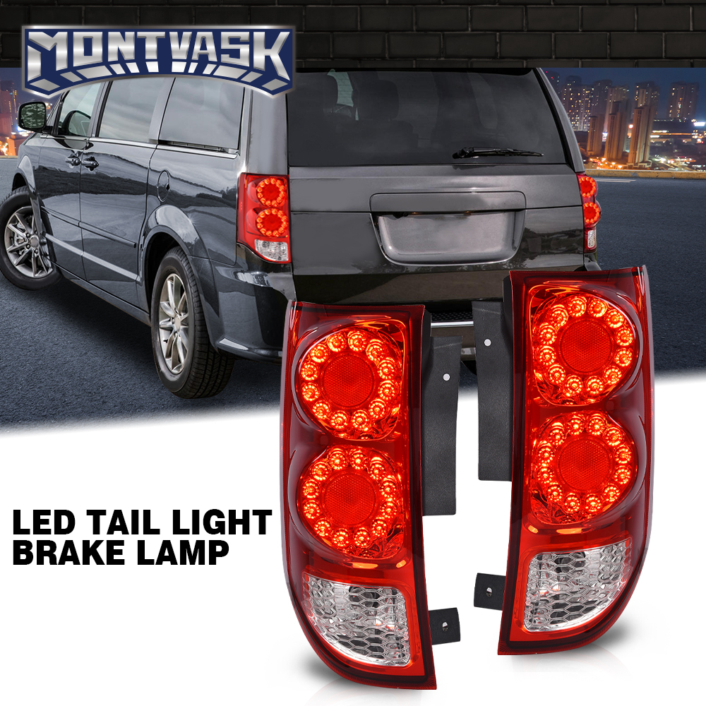 Fit For 2011-2020 Dodge Grand Caravan LED Tail Light Brake w/Turn ...